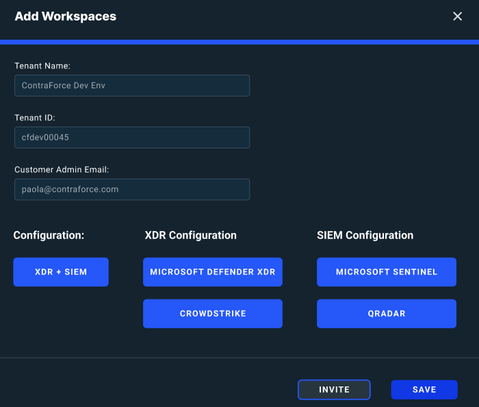 ContraForce Customer Pre-Onboarding Process